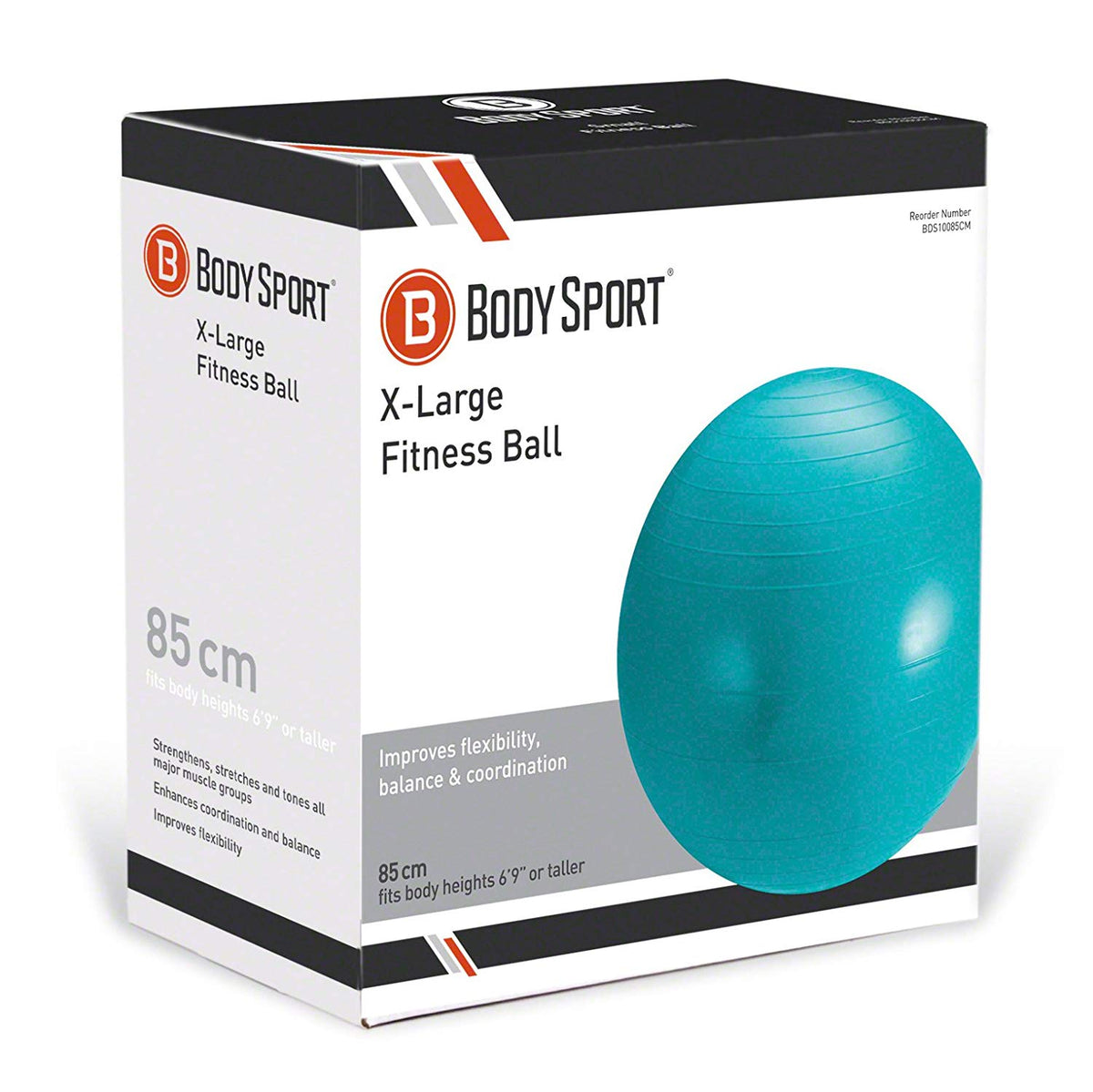 BodySport® Exercise Ball With Pump - 85CM | Active Recovery Essentials