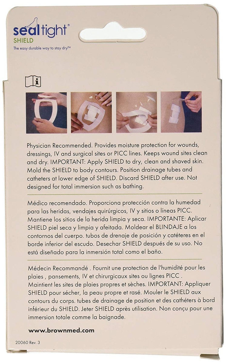 Seal Tight Shield PICC and Dressing Protector, Best Watertight Protect ...