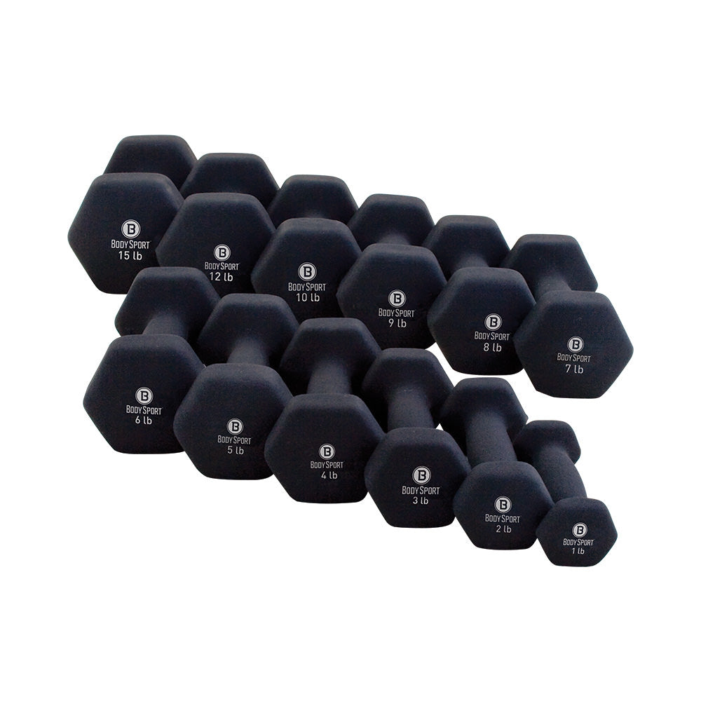 BodySport® Neoprene Dumbbells | Active Recovery Essentials